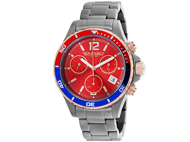 Oceanaut Men's Baltica Special Edition Red Dial Watch - OC0534 ...