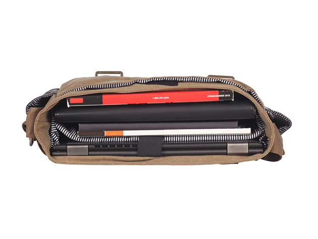 The Jorg Messenger FYL Built-In Charger Bag (Brown/Green) | Android ...