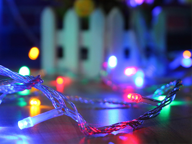 33Ft Multicolor Christmas Lights | Joyus