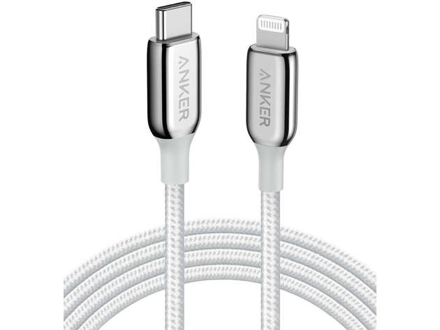 Anker 762 USB-C to Lightning Cable Silver / 6ft | Shacknews