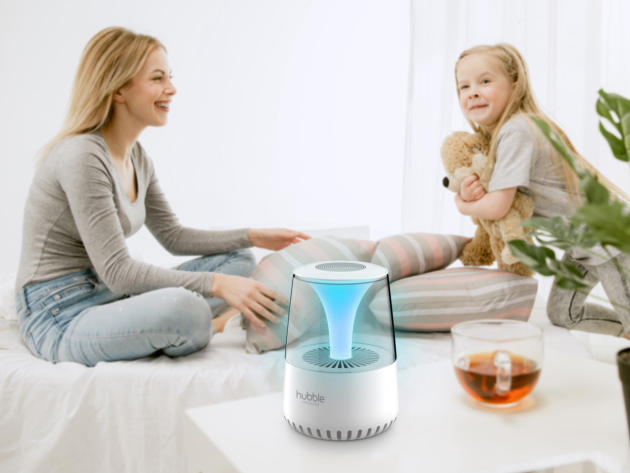 Hubble Pure 3-in-1 Air Purifier with Bluetooth Speaker & Night Light ...