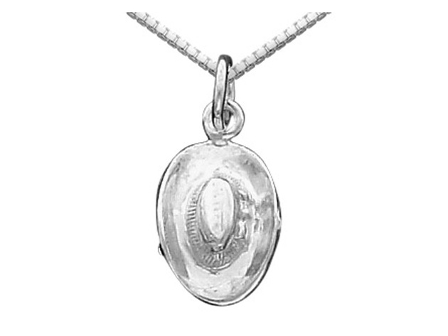Cowboy Hat Charm Pendant Necklace in Sterling Silver with Chain ...
