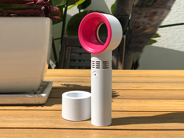 Whirlwind Cool Blade-Less Mini Fan (White) | Joyus