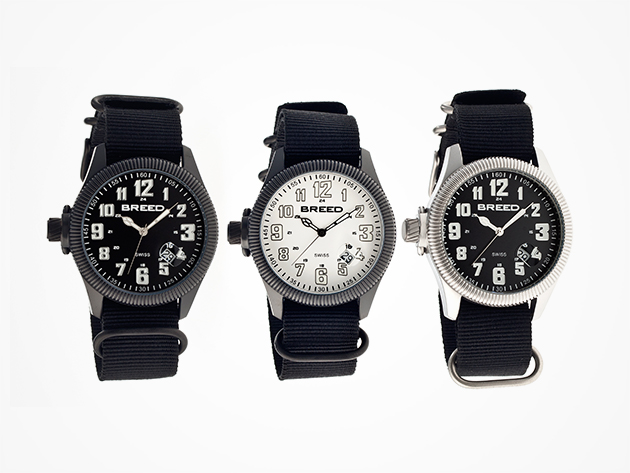 Breed Angelo Watch (Black/Silver) | StackSocial