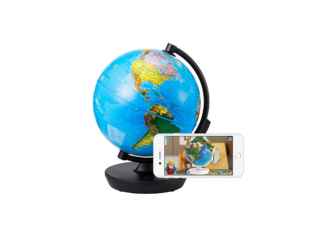 SmartGlobe 3-in-1 Illuminated Globe with Built-In Augmented Reality ...