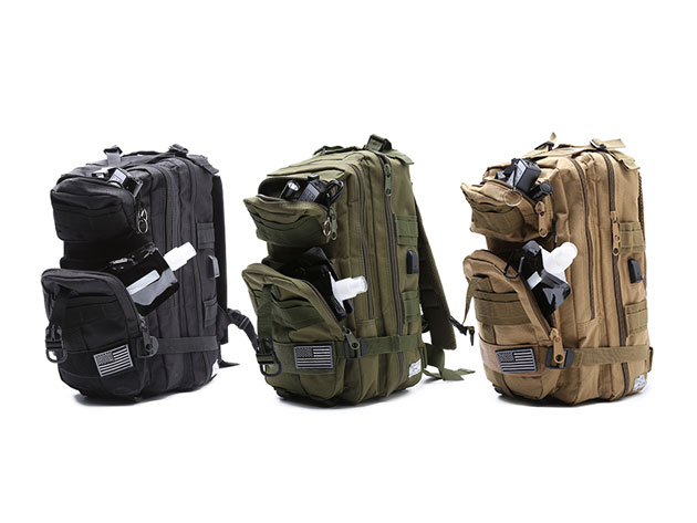 Fully Loaded Tactical Military Style Backpack (Green) | Android Authority