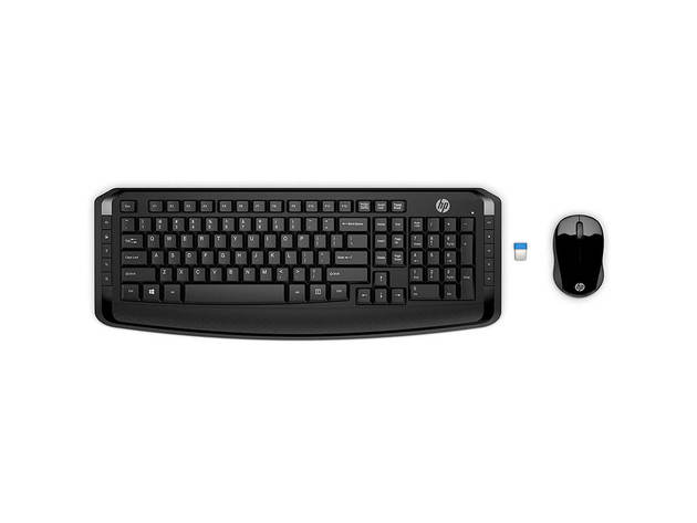 HP 3ML04AA Wireless Keyboard and Mouse 300 | StackSocial