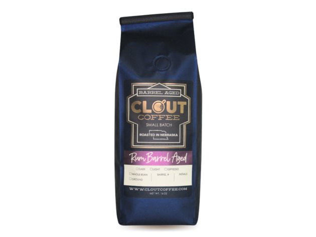 Rum Barrel Aged Clout Coffee (Espresso Roast/Ground) | StackSocial