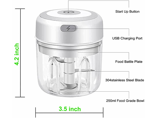 Quick Chop Mini Electric Herbs, Veggie Chopper, and Salsa Maker | LA Weekly