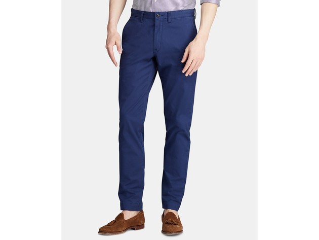 Polo Ralph Lauren Men's Stretch Straight-Fit Pants Blue Size 30x32 | StackSocial