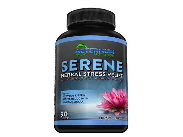 Aeternum Nutrition Serene Herbal Stress Relief - Supports Nervous ...