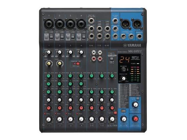 Yamaha 10 Input USB 1 Knob Compressors Studio Grade Stereo Mixer ...