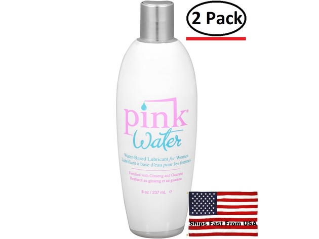 ( 2 Pack ) Pink Water Based Lubricant for Women 8 Oz Flip Top Bottle ...
