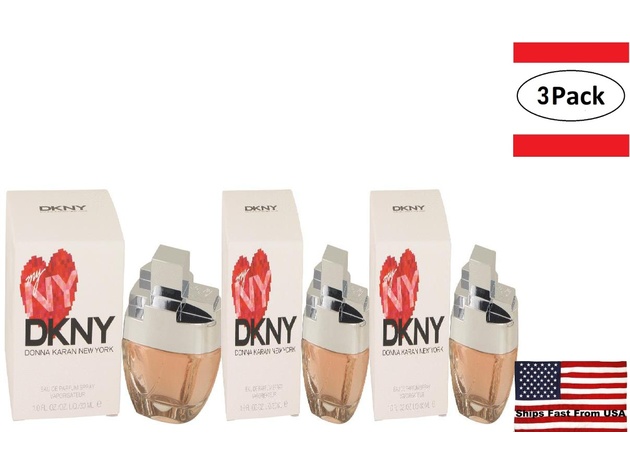 3 Pack DKNY My NY by Donna Karan Eau De Parfum Spray 1 oz for Women ...