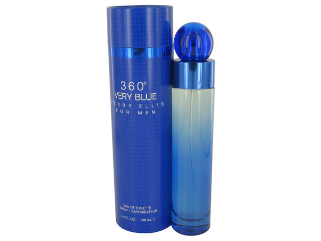 Perry Ellis 360 Very Blue by Perry Ellis Eau De Toilette Spray 3.4 oz ...