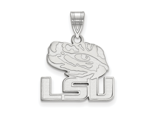 Sterling Silver Louisiana State Medium 'LSU' Mascot Pendant | StackSocial