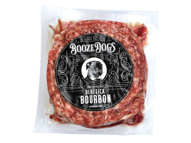 Booze Dogs Bluetick Bourbon Burger & Hot Dog Combo (4Lbs) | StackSocial