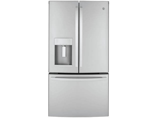 GE GYE22GYNFS 22.1 Cu. Ft. Stainless French Door Refrigerator | StackSocial