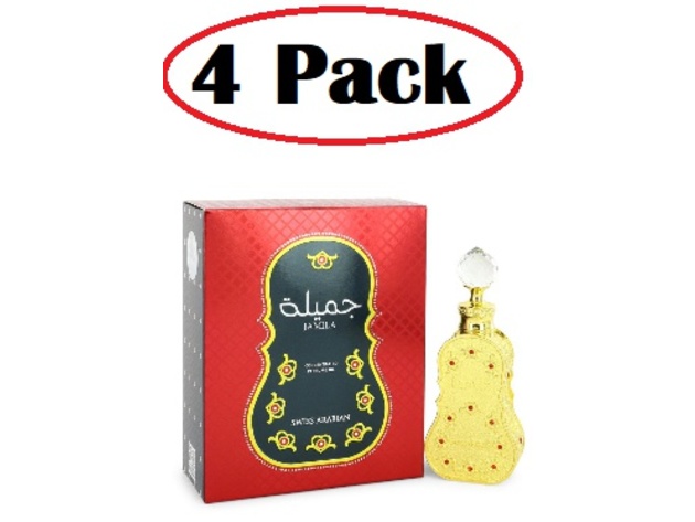 4 Pack of Swiss Arabian Jamila by Swiss Arabian Concentrated Perfume ...