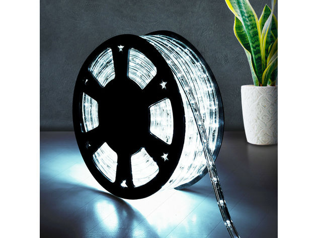 Costway 100' 2 Wire LED Rope Light Christmas Decorative Party In ...