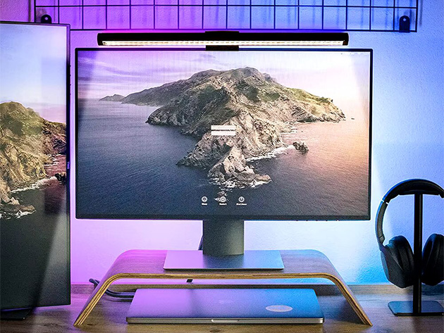 USB-Powered LED Monitor Light Bar with Knob Remote Control | Gadget Hacks