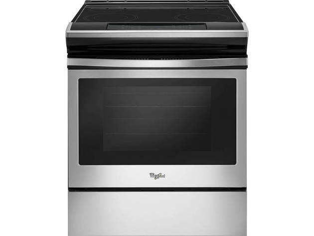 Whirlpool WEE510S0FS 4.8 Cu. Ft. Slide-In Smooth Top Stainless Steel ...