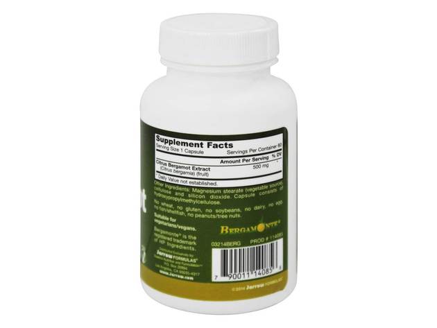 Jarrow Formulas Citrus Bergamot 500 Mg 60 Capsules Stacksocial