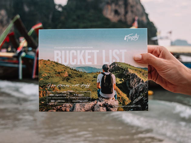 Tinggly Experience Gift Box - Bucketlist | New Atlas