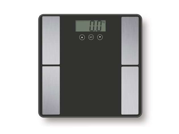 Digital Body Analyser Scale LCD Screen Weight Tracker Tempered Glass ...