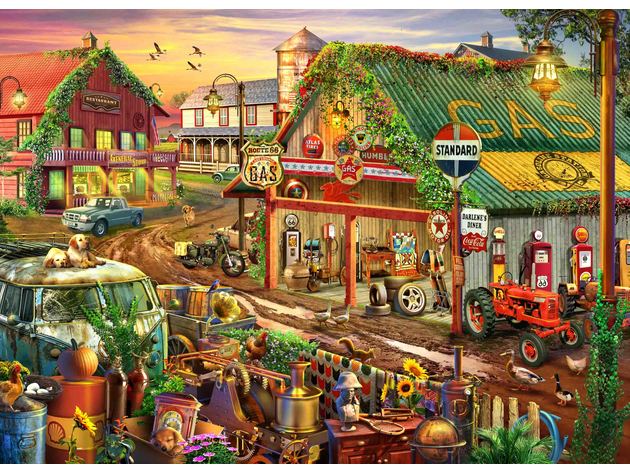 Gas Station Jigsaw Puzzles 1000 Piece | StackSocial