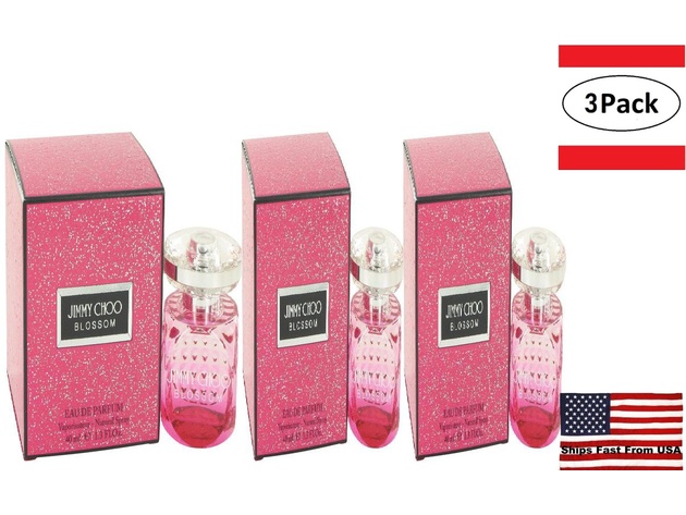 3 Pack Jimmy Choo Blossom by Jimmy Choo Eau De Parfum Spray 1.3 oz for ...