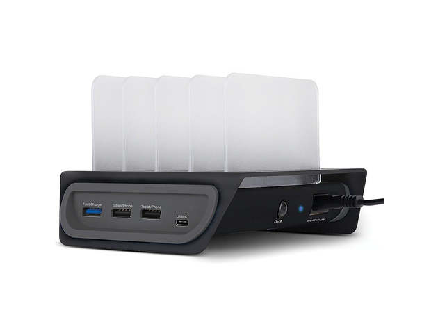 Naztech Adaptive Fast Charge Power Hub4 Black | StackSocial