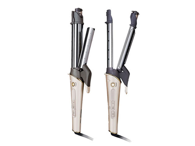 Tescom Negative Ion 2-Way Steam Hair Straightener & Curler | StackSocial