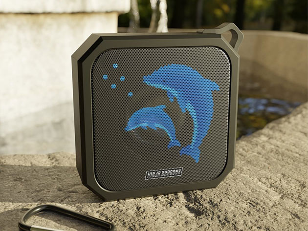 Retro Pixel Waterproof Bluetooth Speaker (Dolphin) | Entrepreneur
