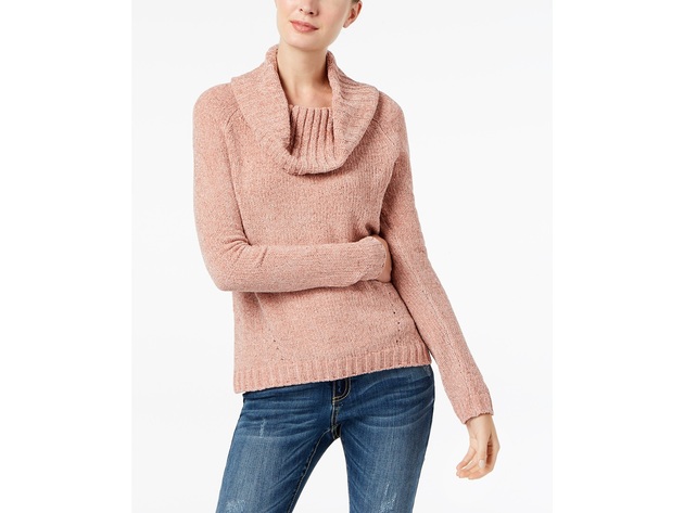 INC International Concepts Women's Cowl-Neck Chenille Sweater Size ...