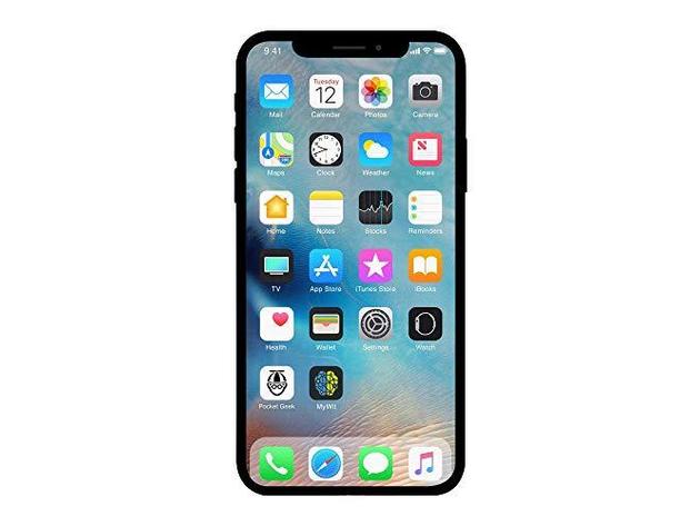 Apple iPhone X 5.9" Display 256GB Fully Unlocked 4G Smartphone, Silver ...