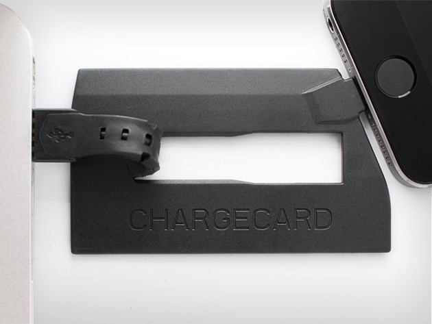 ChargeCard: The Credit Card-Sized Lightning Cable + Free Shipping ...