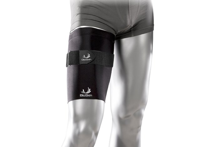 BioSkin Thighskin Thigh Sleeve with Cinch Strap and SkinLoc Feature for ...