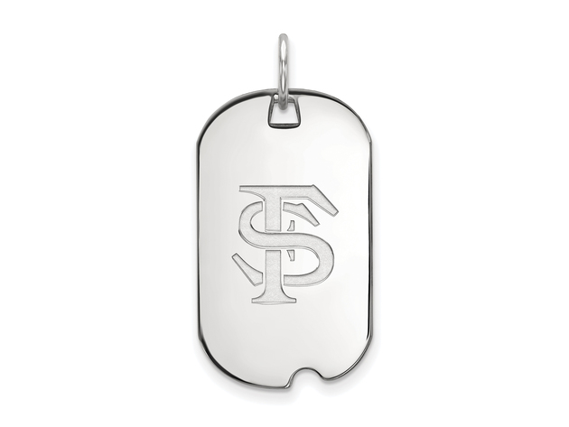 Sterling Silver Florida State Dog Tag Pendant | StackSocial