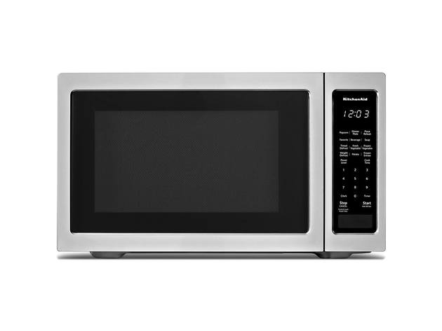KitchenAid KMCS1016GSS 1.6 Cu. Ft. Stainless Countertop Microwave ...