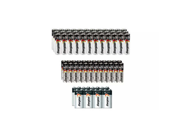 68-Pack: Energizer Max AA, AAA & 9V Alkaline Batteries | StackSocial