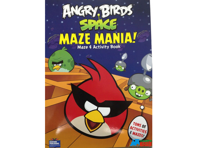 Angry Birds Space 96P Maze and Activity Book - Maze Mania | StackSocial