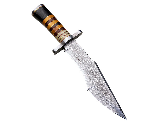 Deadra Damascus Guard Strong Hunter Knife | StackSocial
