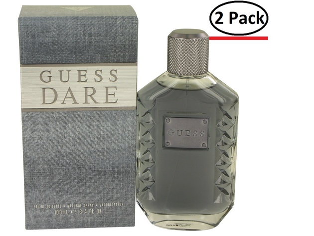Guess Dare by Guess Eau De Toilette Spray 3.4 oz for Men (Package of 2 ...