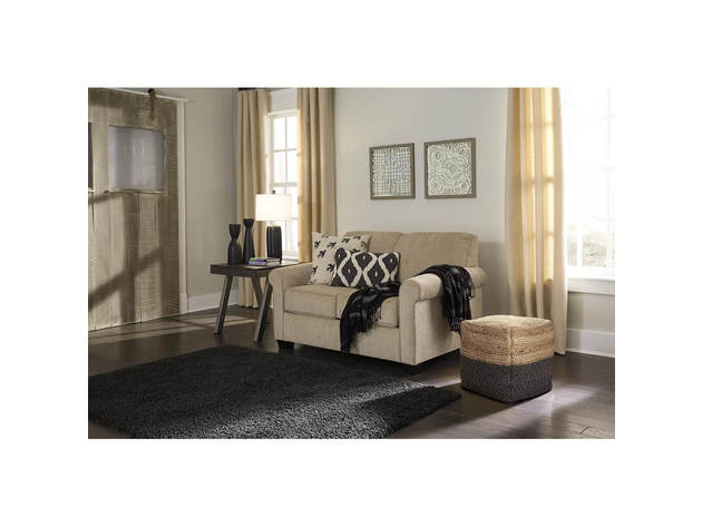 Ashley Signature Design A1000422 Sweed Valley Pouf - Natural/Black ...