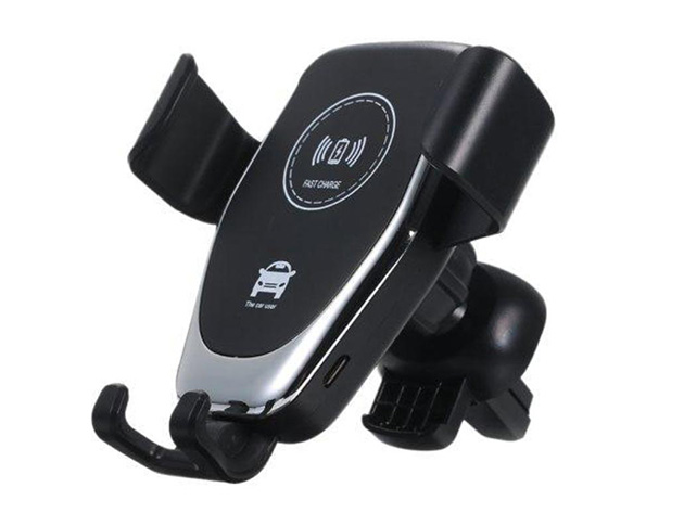 Ninja Dragon QI-X Universal Wireless Charger with Car Mount Holder ...