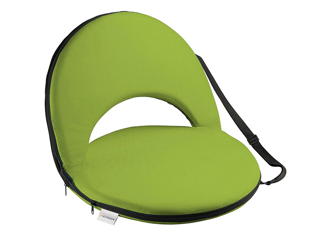 Reclining Stadium Seat with Storage Pocket (Lime) | StackSocial