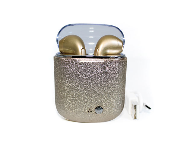 True Wireless Bluetooth Earbuds + Glitter Case | iDrop News