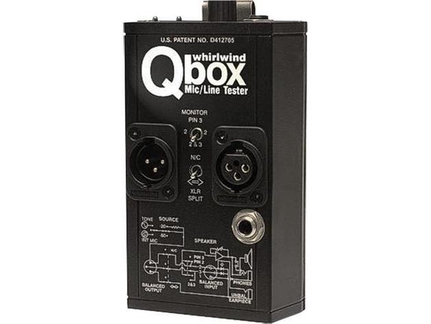 Whirlwind QBOX Audio Line Tester/Cable Tester/Test Tone Generator ...