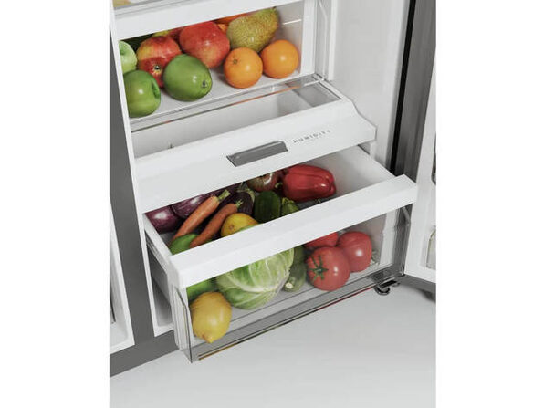 Midea MRS26D5AST 26.3 Cu. Ft. Stainless Side-by-Side Refrigerator ...
